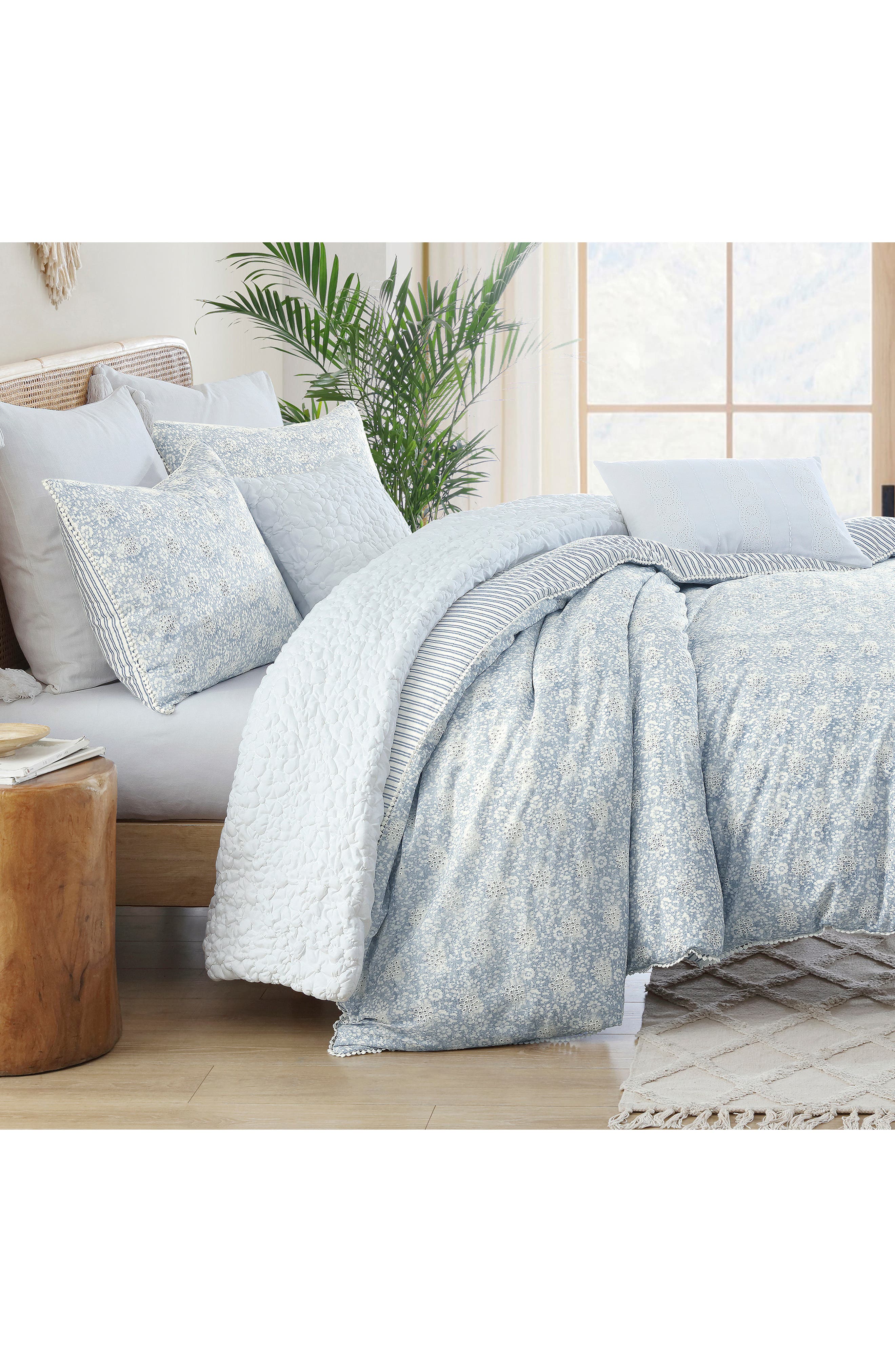 Peri Home Ikat Eyelet Comforter & Shams Set | Nordstrom