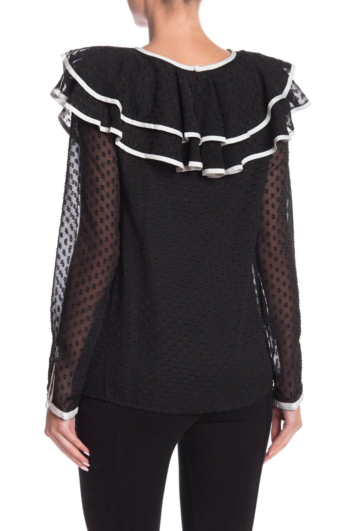 Vertigo Paris Ruffle Long Sleeve Blouse | Nordstromrack