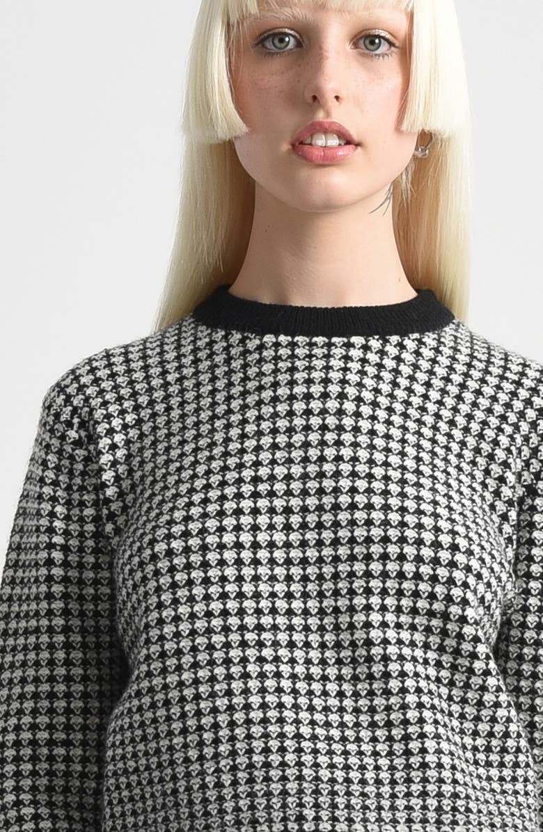 Molly Bracken Check Crop Sweater | Nordstrom