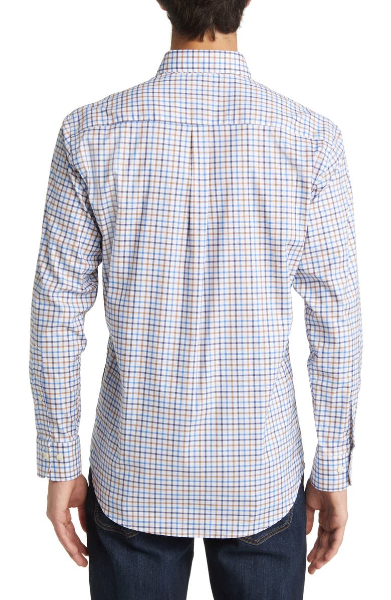 Peter Millar Crown Light Tattersall Check Button-Down Shirt | Nordstrom