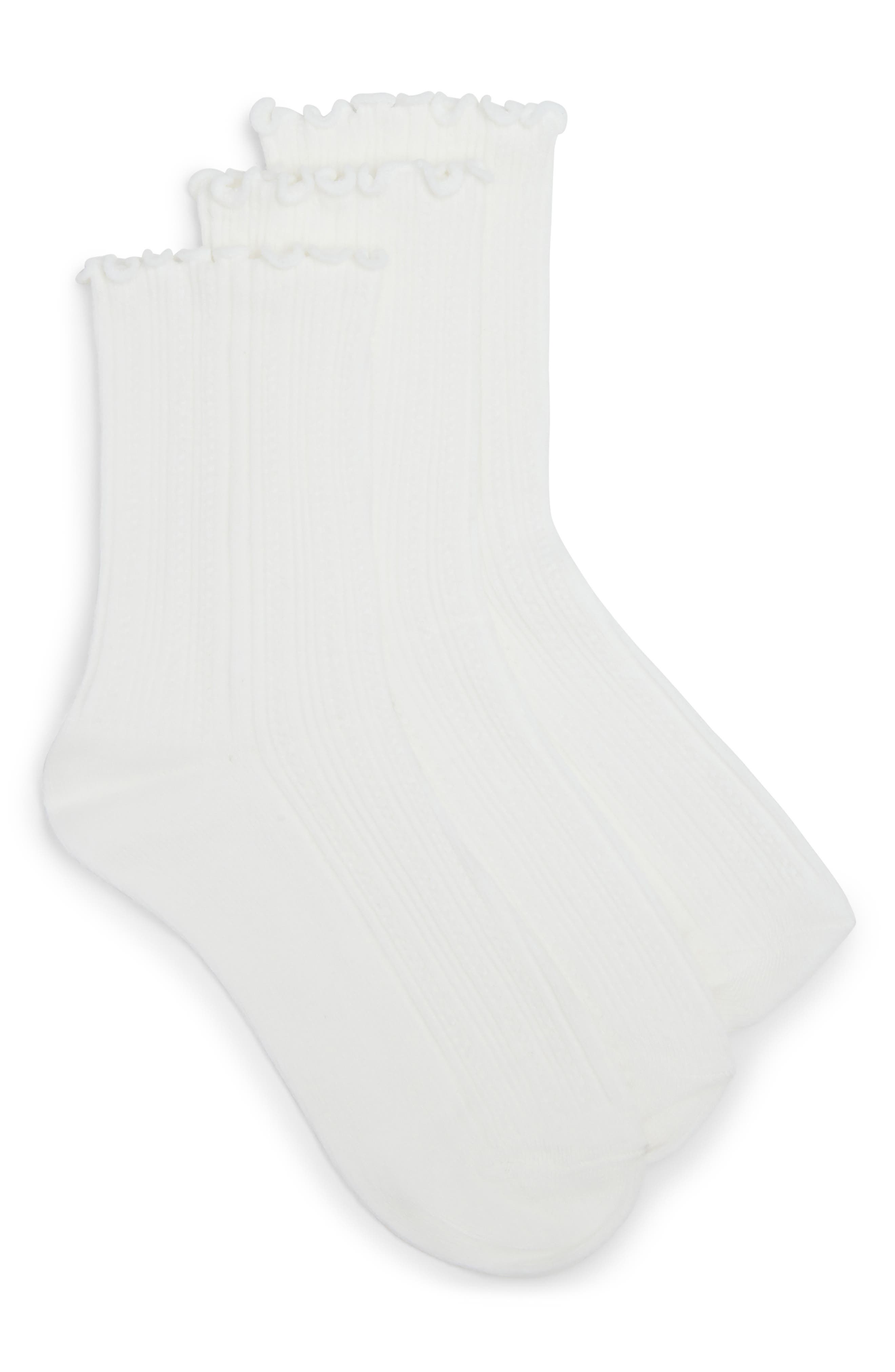 Steve Madden 3-Pack Chainstitch Shortie Crew Socks | Nordstromrack