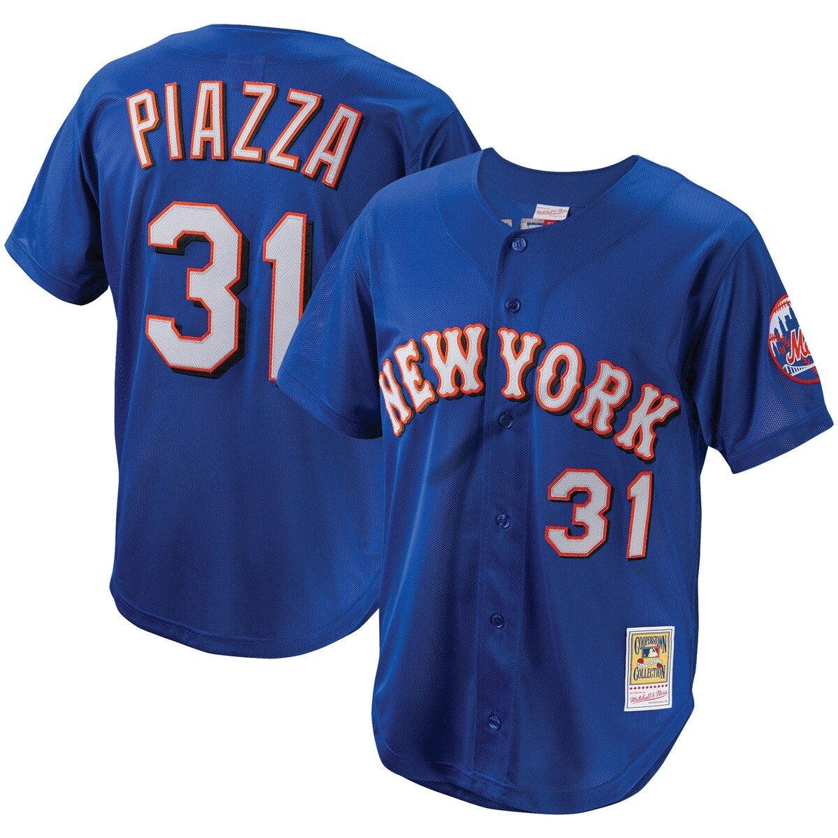 Mitchell & Ness Men's Mitchell & Ness Mike Piazza Royal New York Mets ...