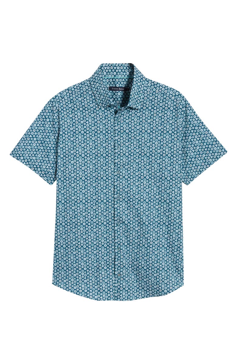 Stone Rose Floral Short Sleeve Button-Up Shirt | Nordstromrack