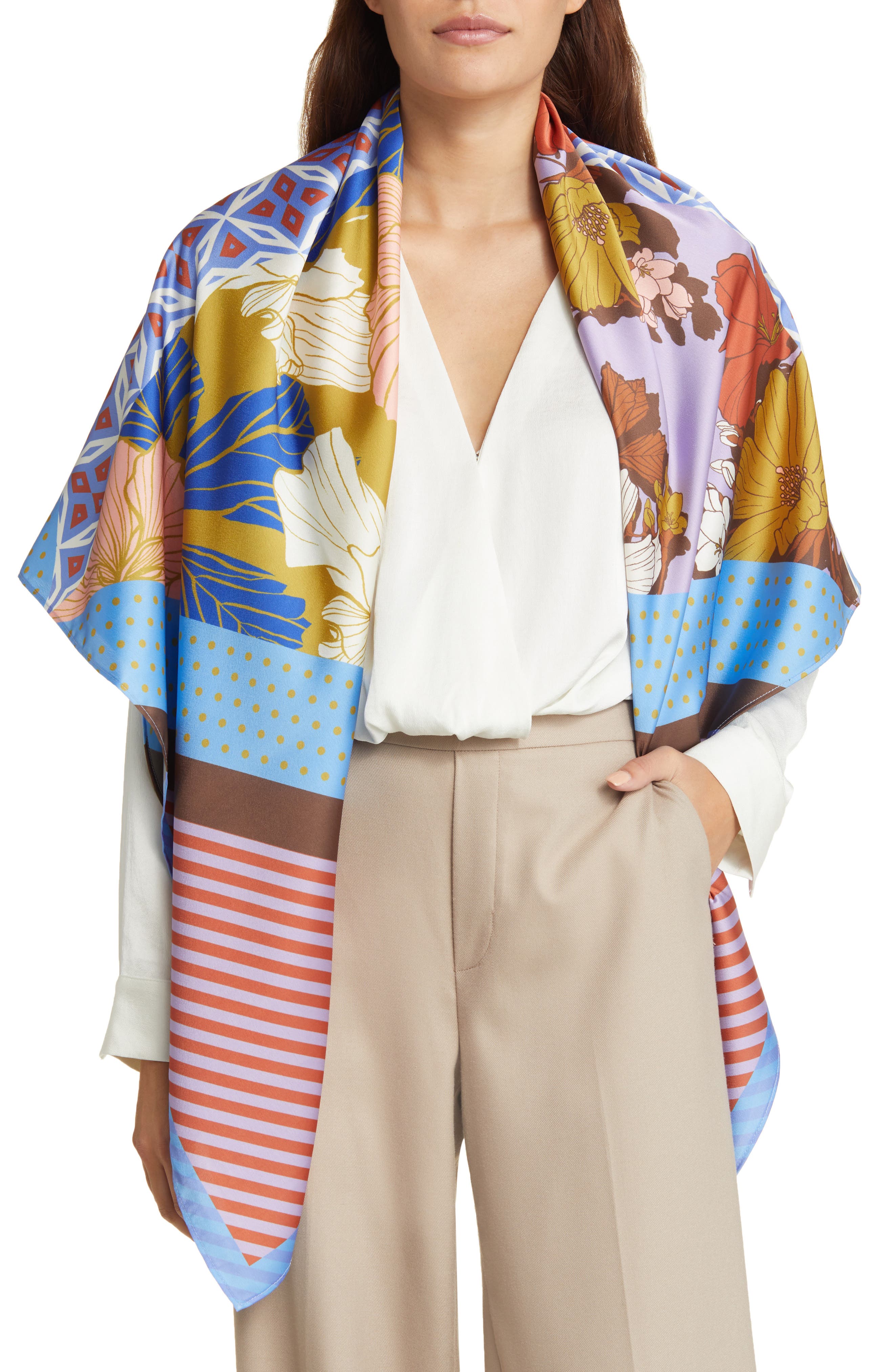 Nordstrom Print Square Scarf | Nordstrom