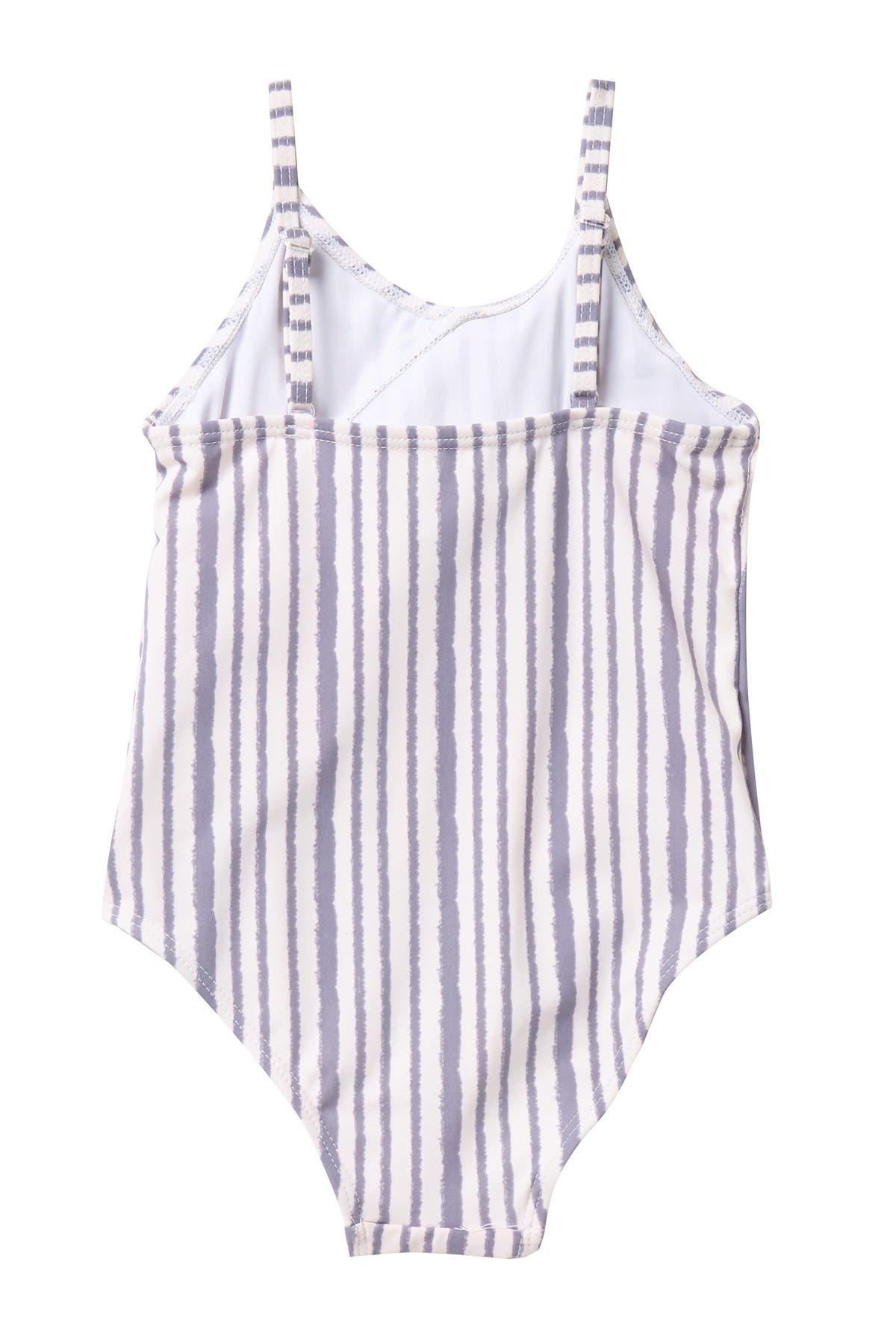 Jessica Simpson Quicksilver Stripe One-Piece Bathing Suit | Nordstromrack