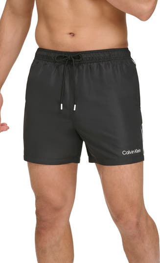 Calvin Klein Modern Euro Logo Piping Swim Trunks | Nordstromrack