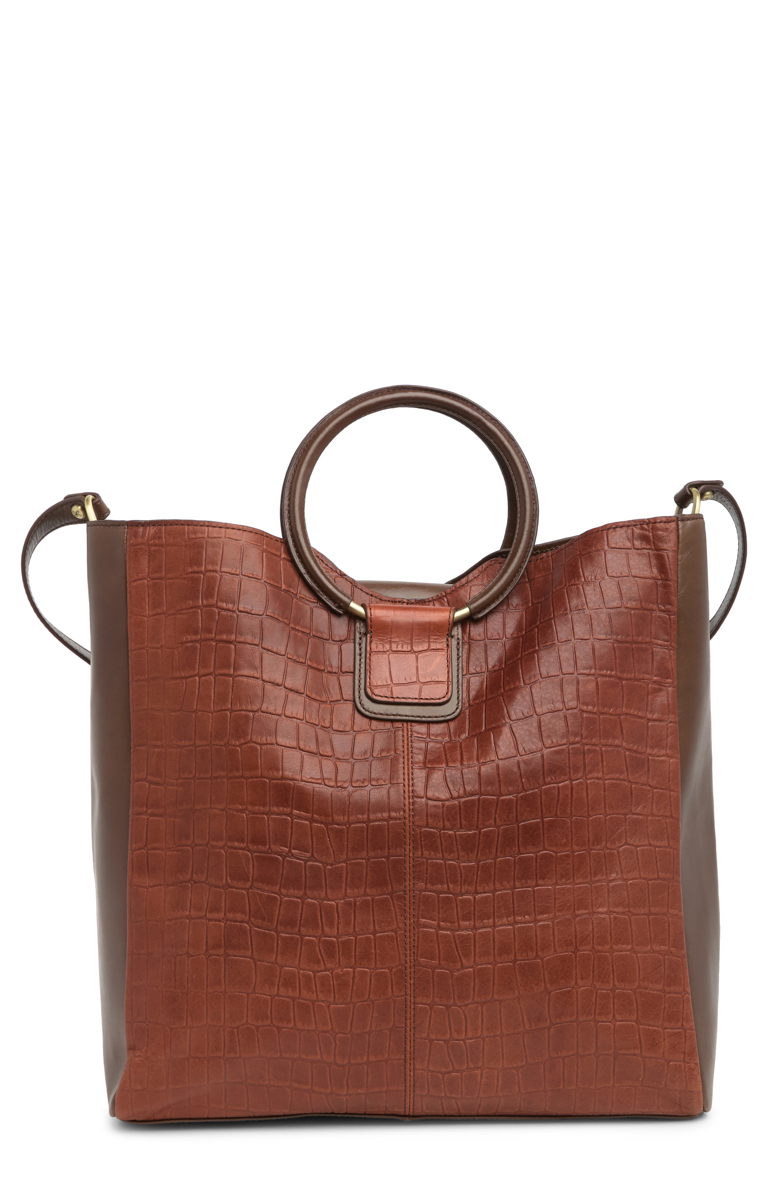 HOBO Heidi Croc Embossed Leather Tote Bag | Nordstromrack