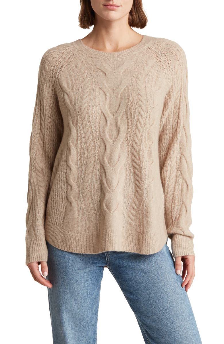 Splendid Cable Knit Sweater | Nordstromrack