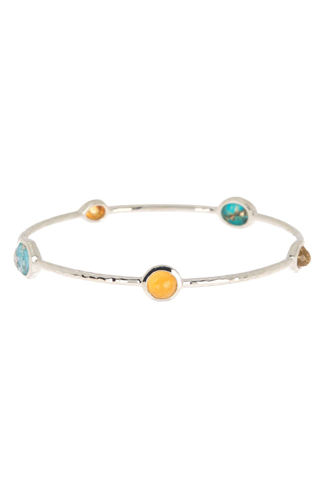 Ippolita Rock Candy Sterling Silver Mixed Stone Bangle Bracelet ...