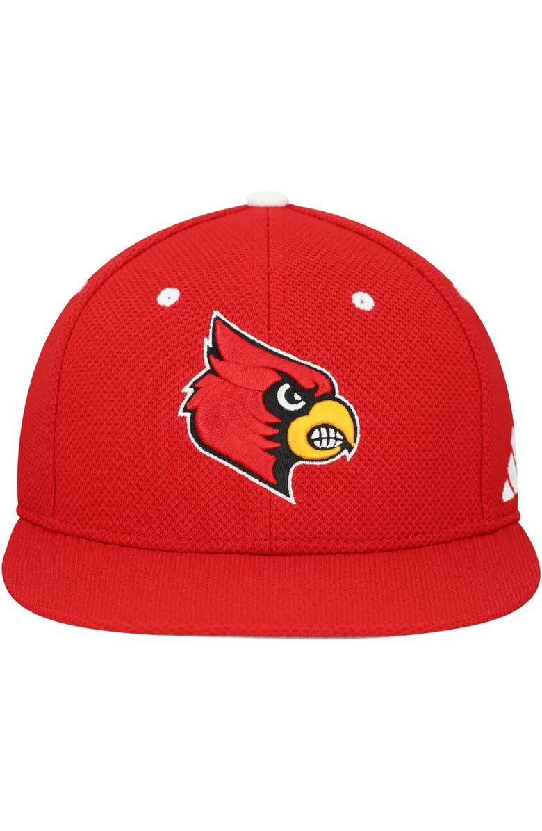 adidas Men's adidas Athletic Red Louisville Cardinals On-Field Fitted ...