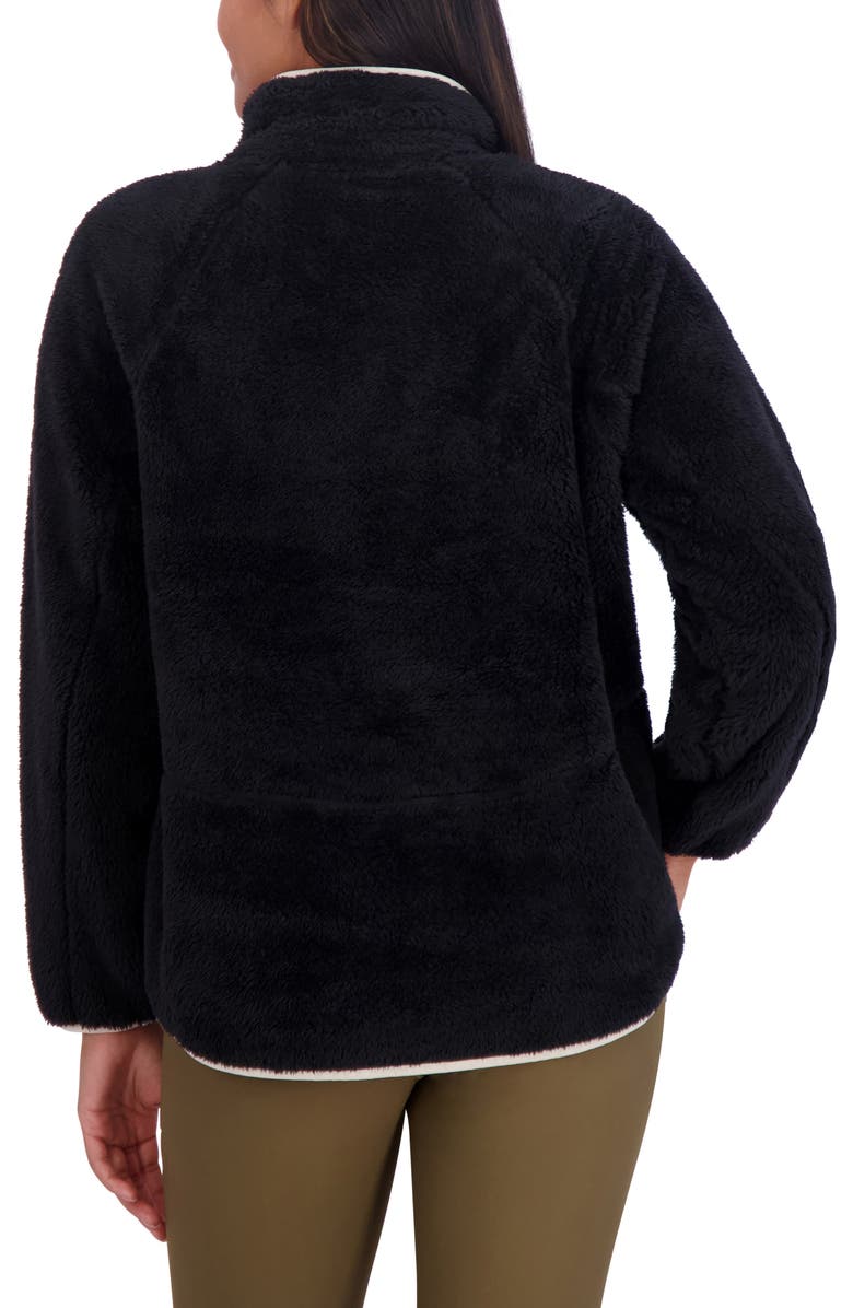 SAGE COLLECTIVE Wander Faux Shearling Half Zip Jacket | Nordstromrack