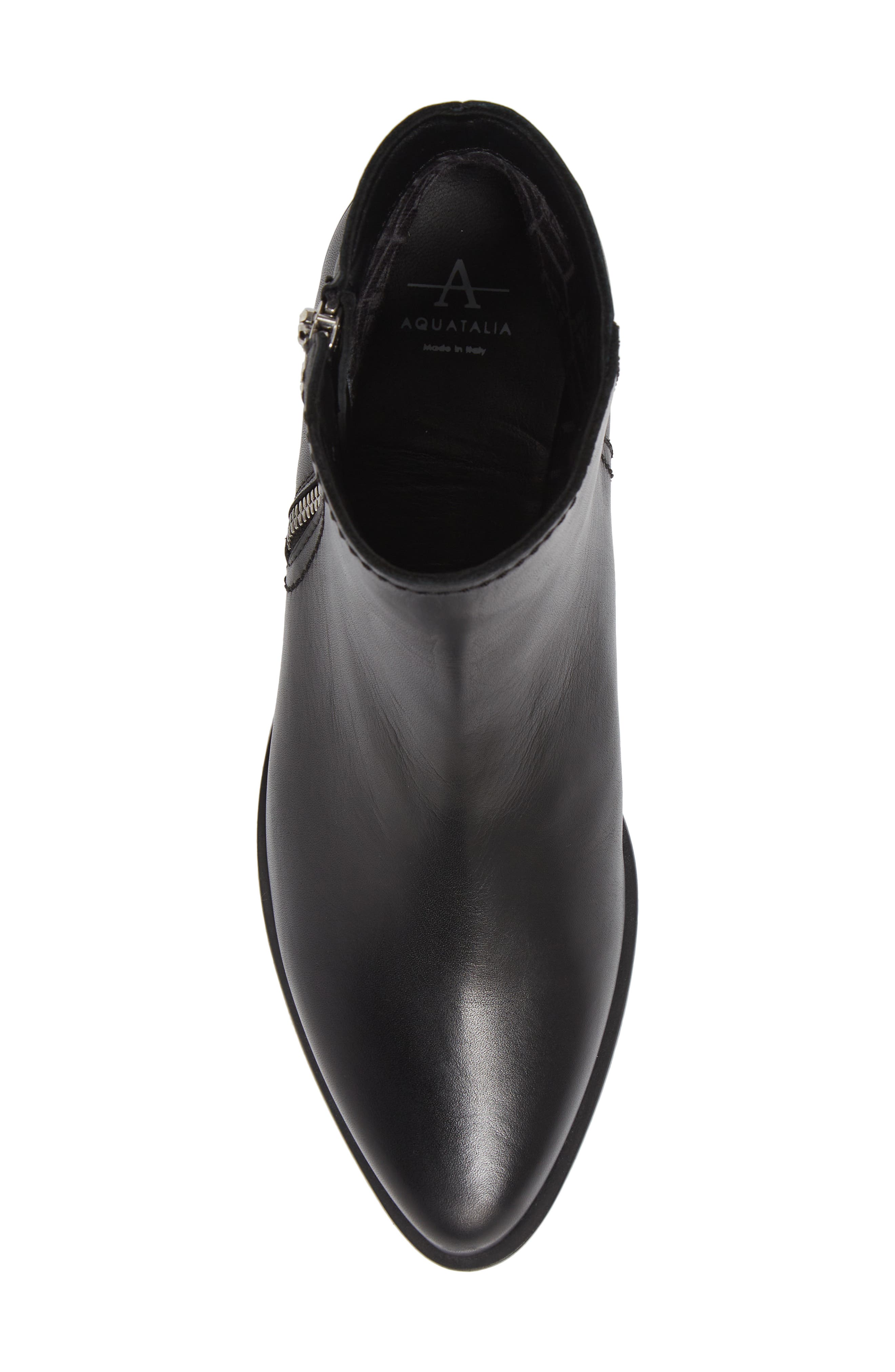 Aquatalia Water Resistant Geanna Block Heel Bootie (Women) | Nordstromrack