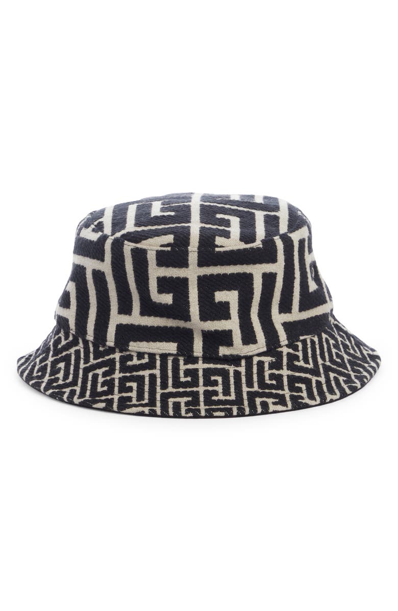 Balmain Monogram Jacquard Bucket Hat | Nordstrom