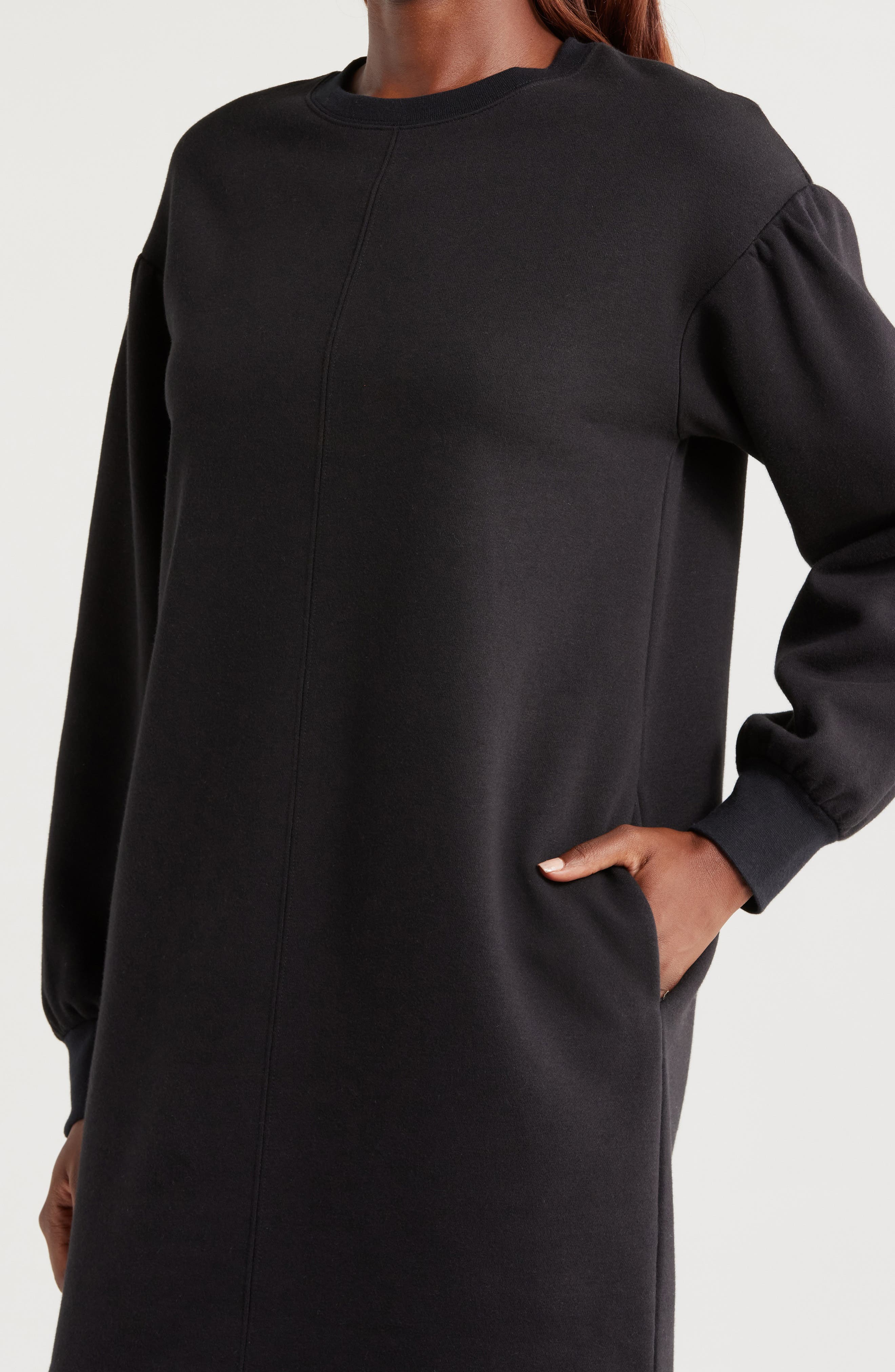 Caslon® Crewneck Sweatshirt Dress | Nordstromrack