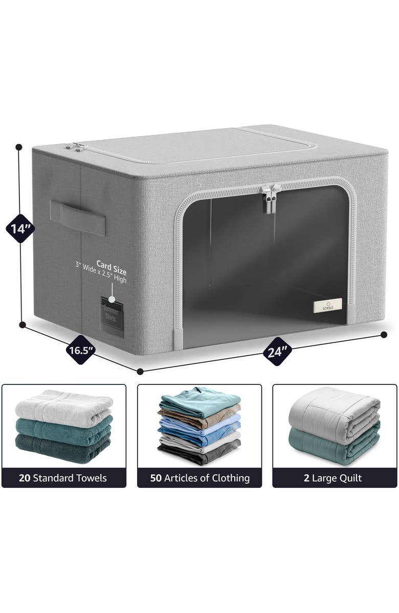 SORBUS 4-Pack Jumbo Foldable Storage Boxes | Nordstromrack
