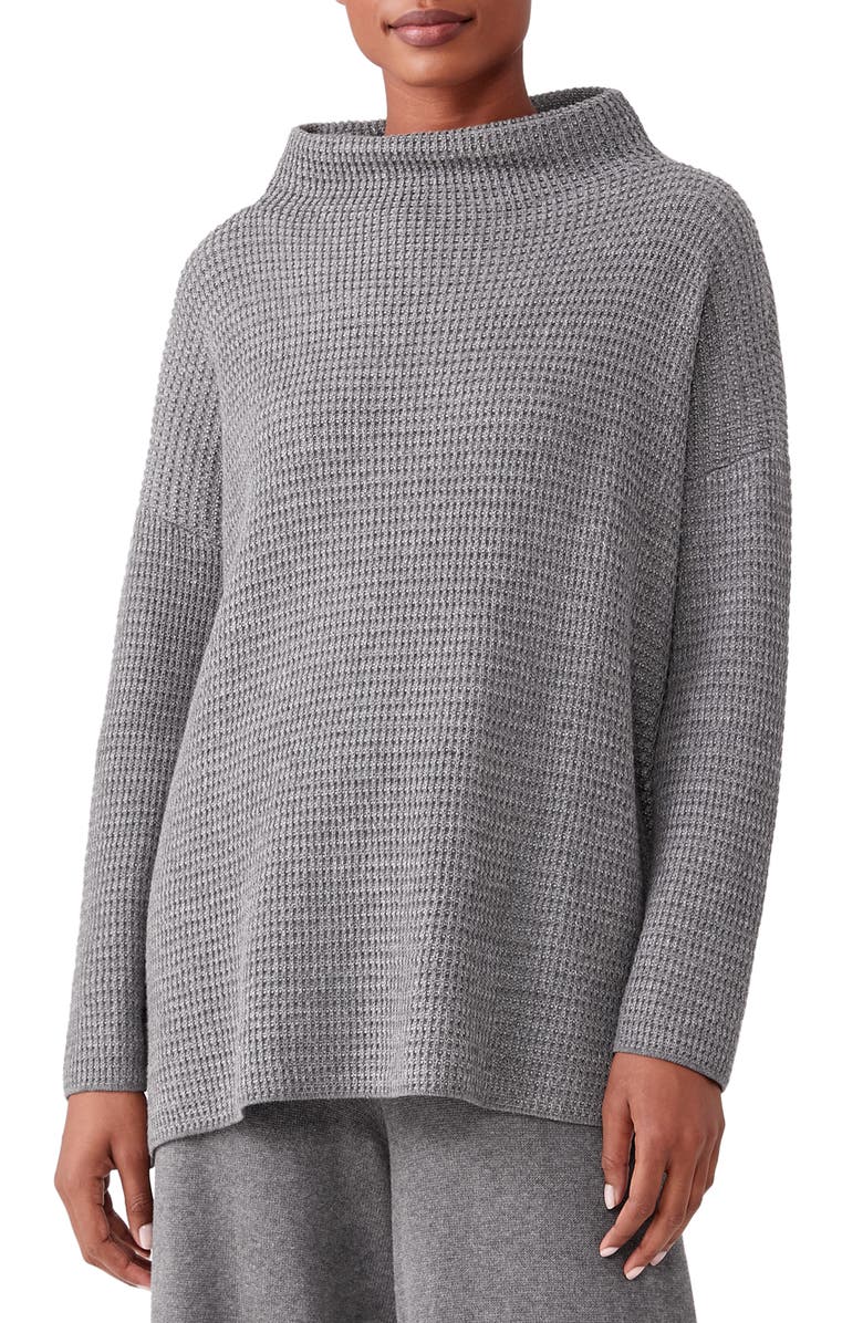 Eileen Fisher Funnel Neck Boxy Tunic | Nordstromrack
