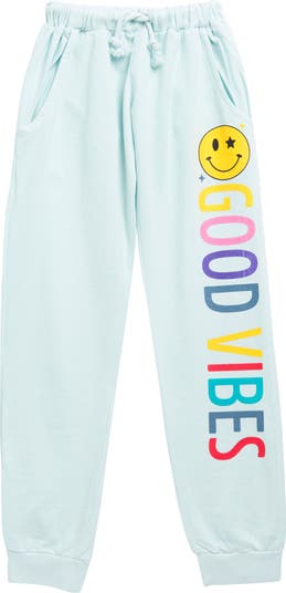 Vintage Havana Kids' French Terry Smiley Joggers | Nordstromrack