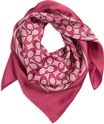 COACH Vintage Signature C Silk Scarf | Nordstrom