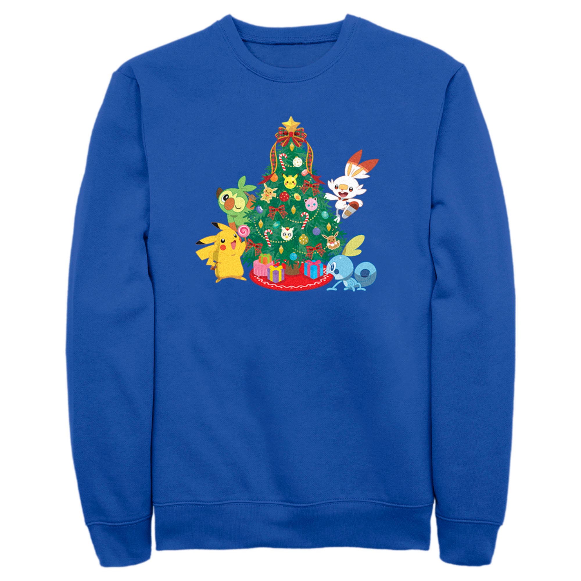 POKEMON Men's Pokemon Christmas Tree Friends Sweatshirt | Nordstrom