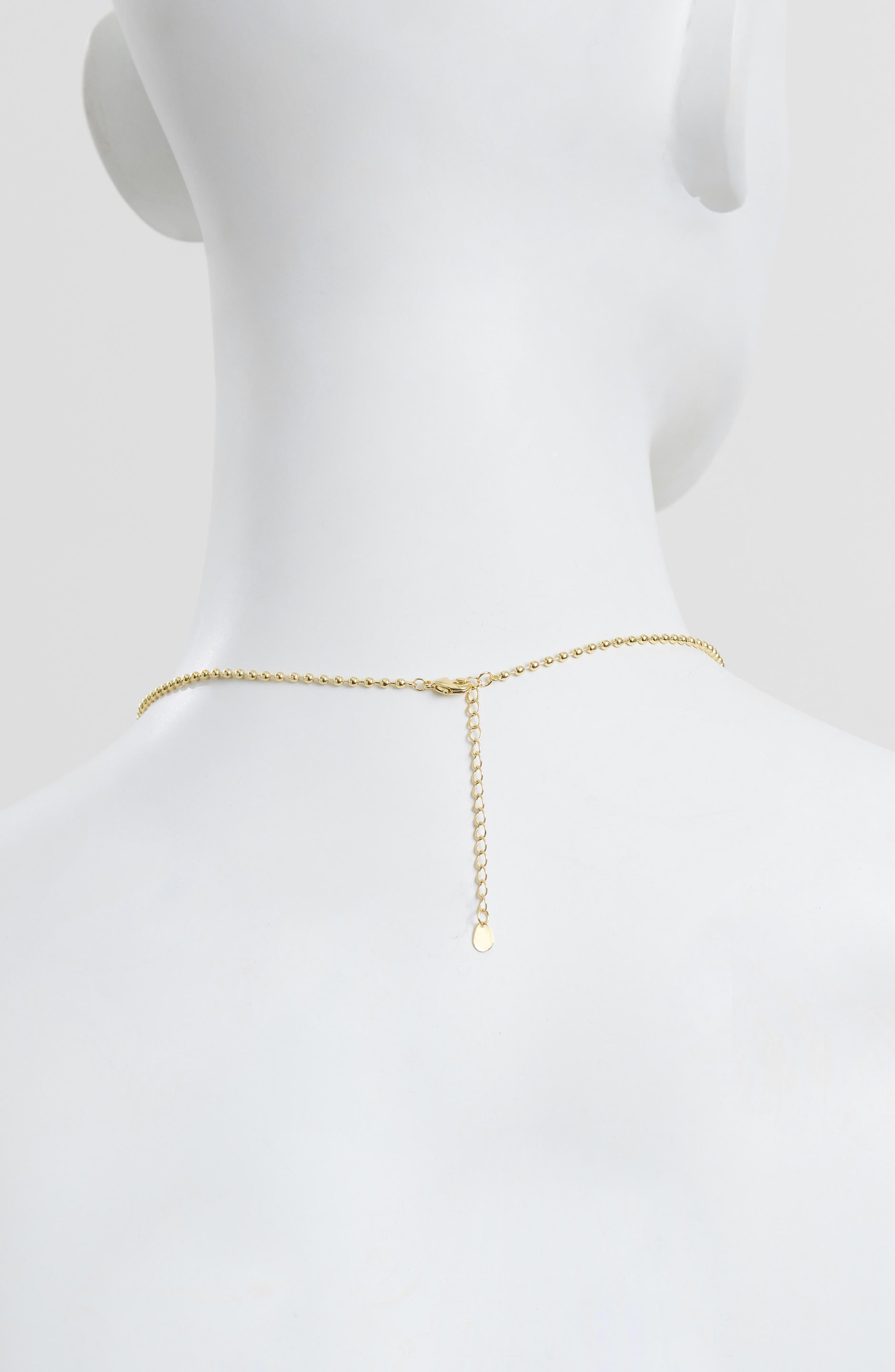 ATHRA LUXE Modern Muse Celeste Heart Pendant Necklace | Nordstrom