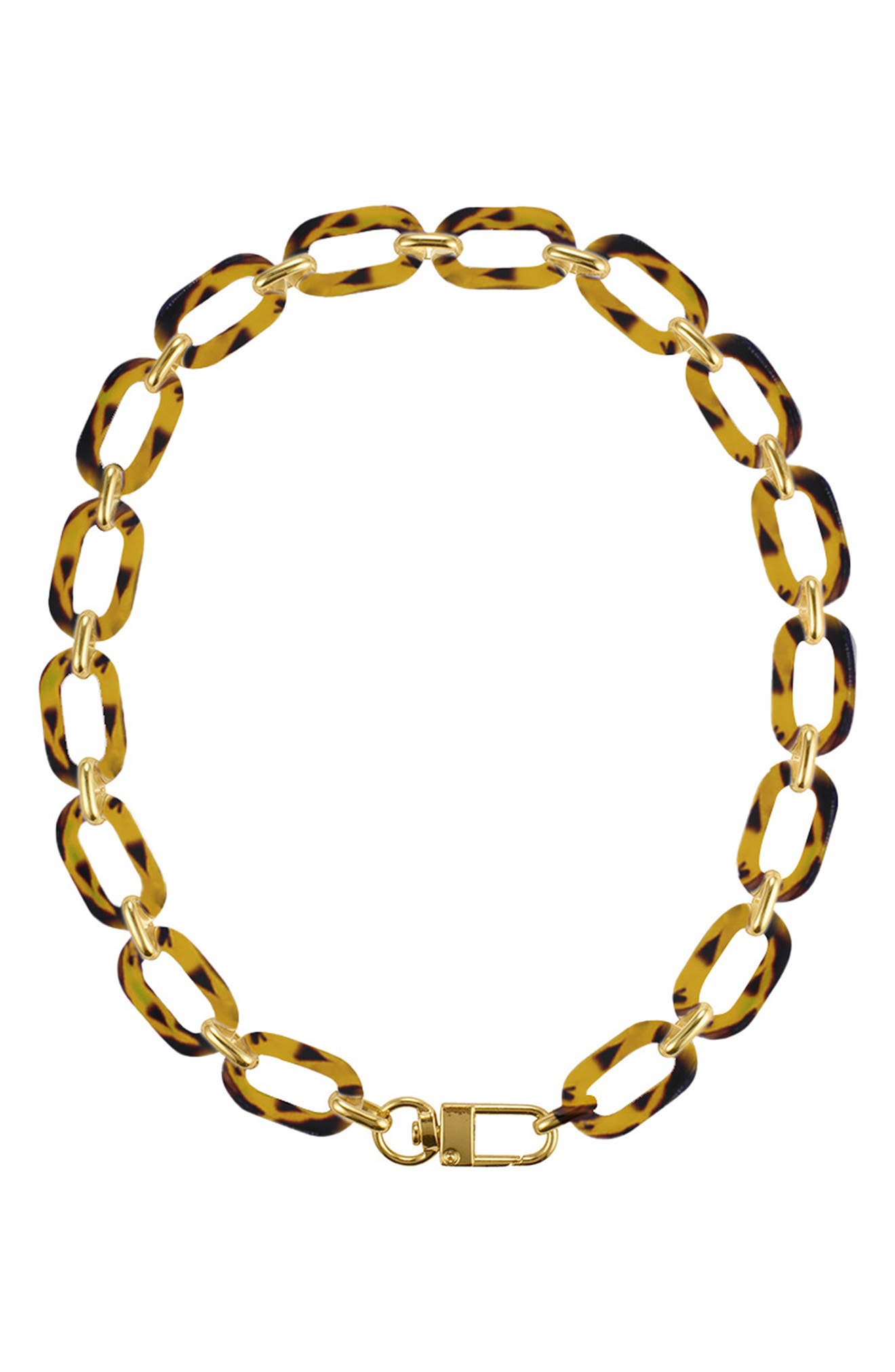 Adornia Imitation Tortoiseshell Link Necklace | Nordstromrack