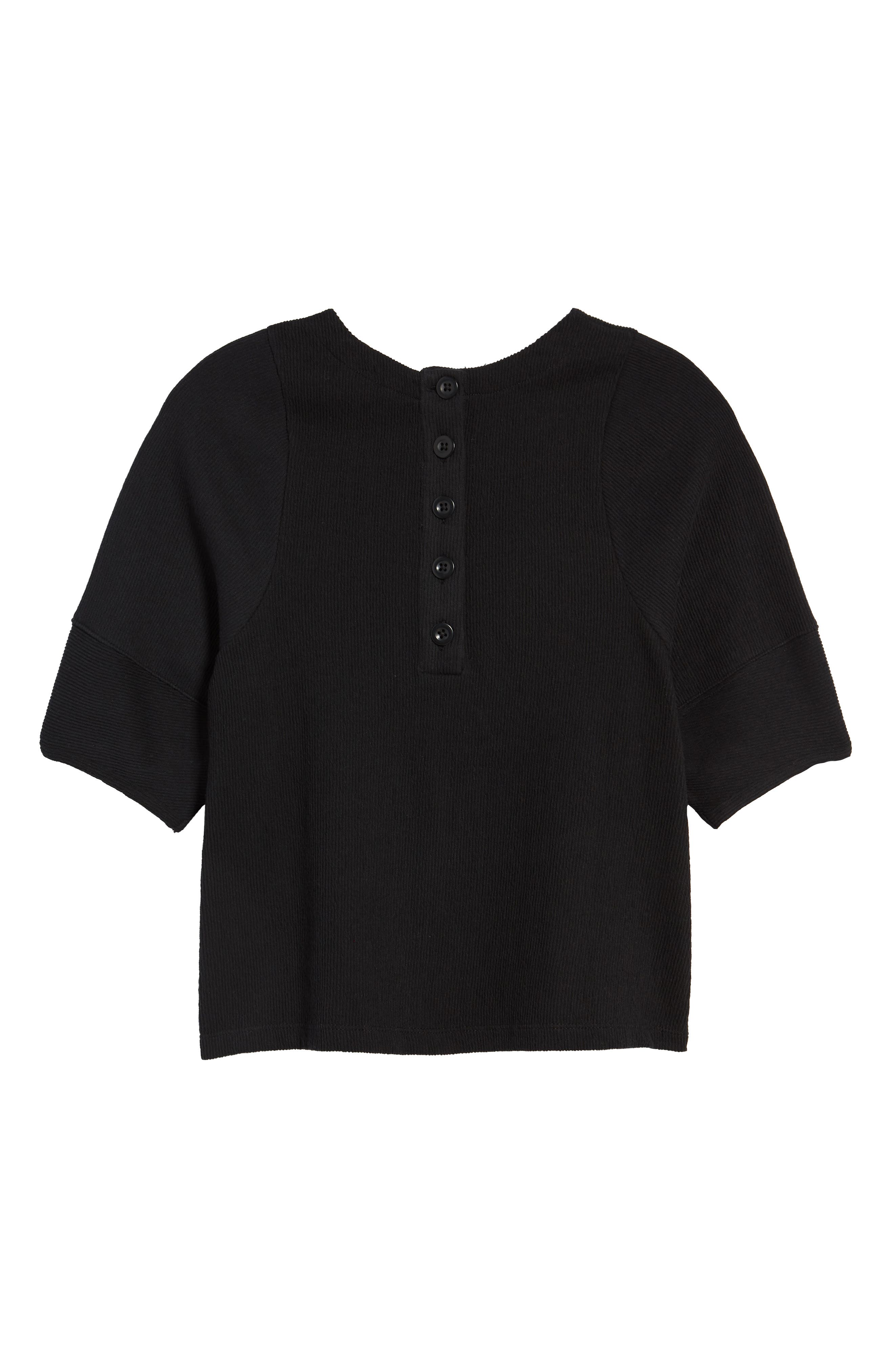 Madewell Button Back Ottoman Jacquard Top (Women) | Nordstromrack