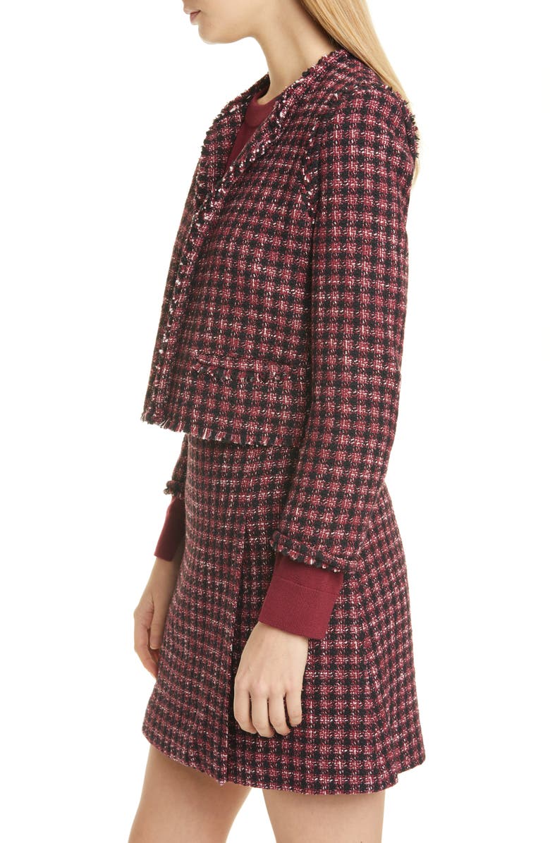 BOSS Johella Modern Tweed Cotton Blend Jacket | Nordstrom