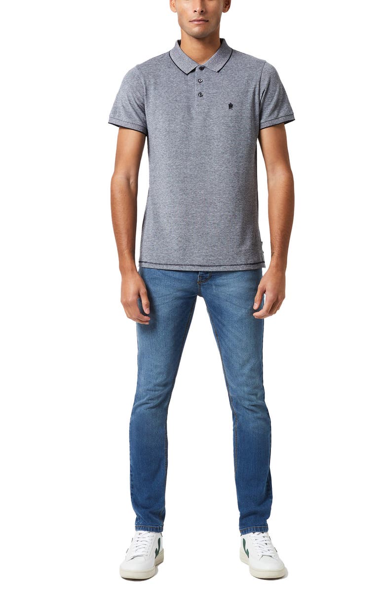 French Connection Bird's Eye Tipped Polo | Nordstromrack