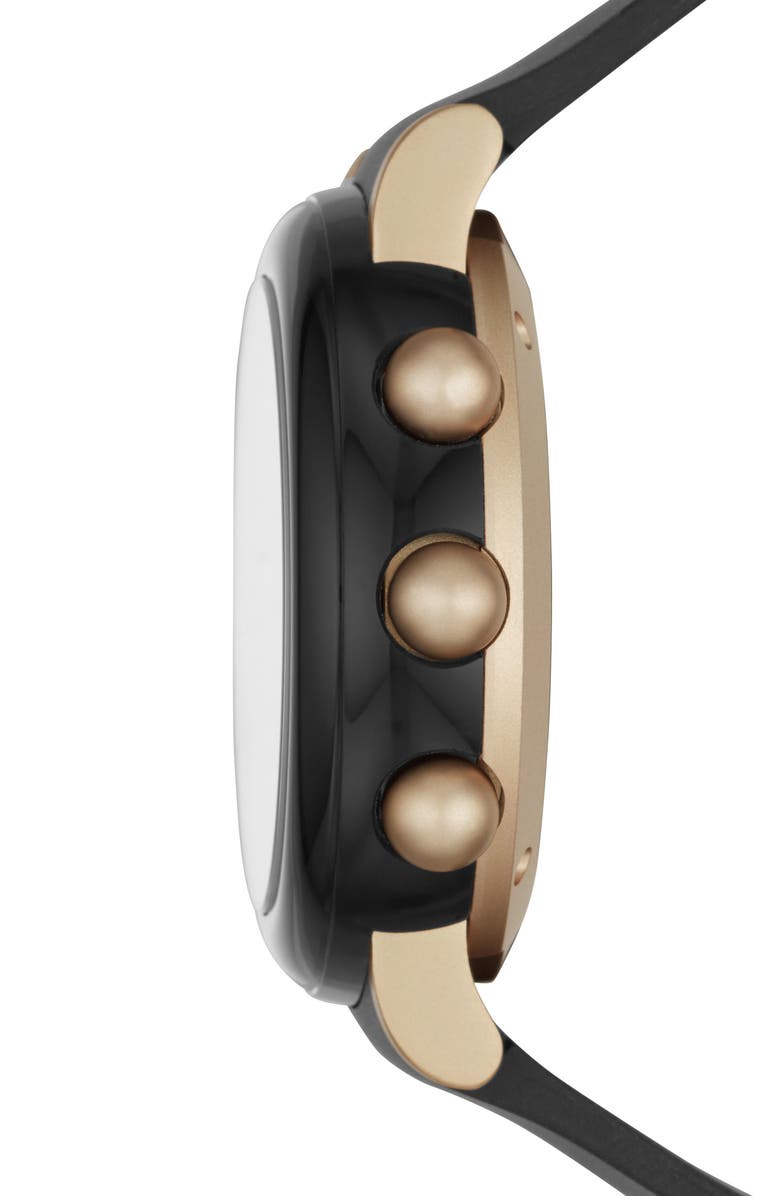 Marc Jacobs Riley Hybrid Rubber Strap Watch, 42mm | Nordstrom