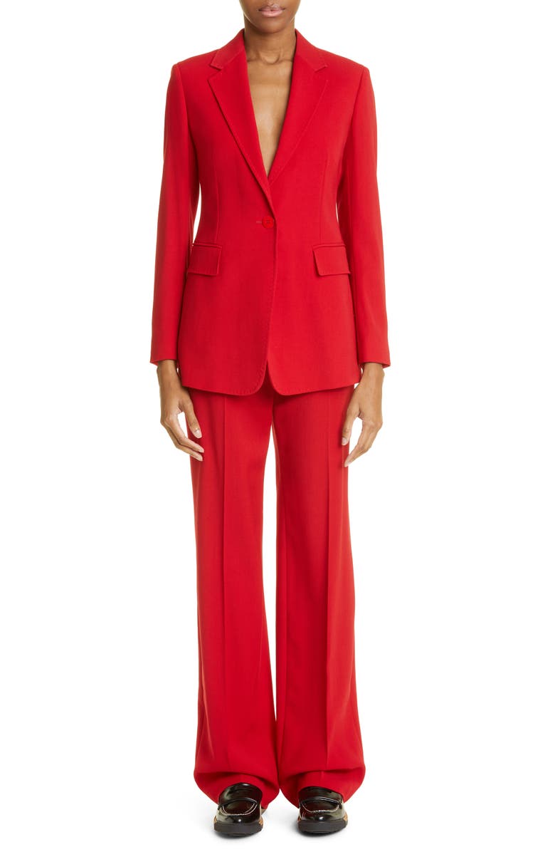 Max Mara Studio Quasar Virgin Wool Trousers | Nordstromrack