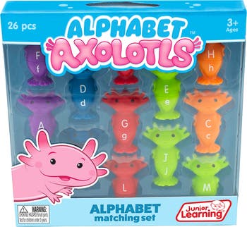Junior Learning Alphabet Axolotls Game Match Upper & Lowercase Letters ...