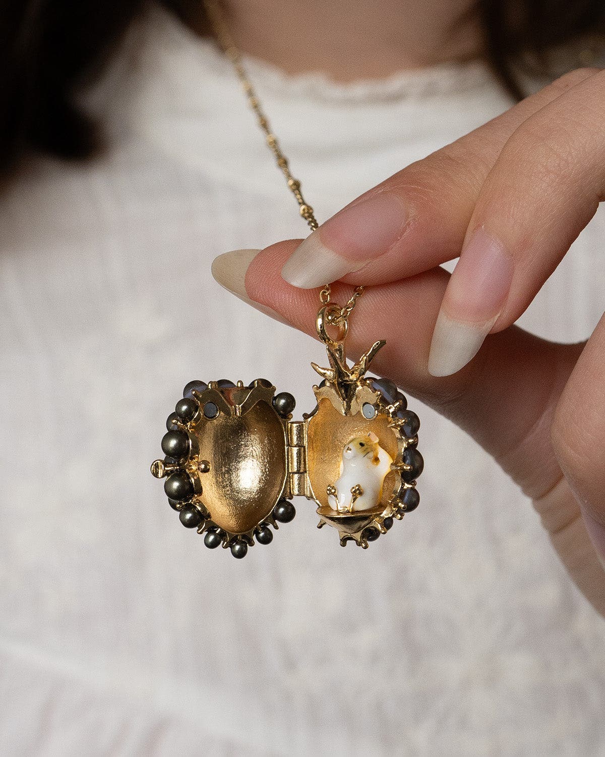 Bill Skinner Studio Blackberry and Mouse Locket | Nordstrom