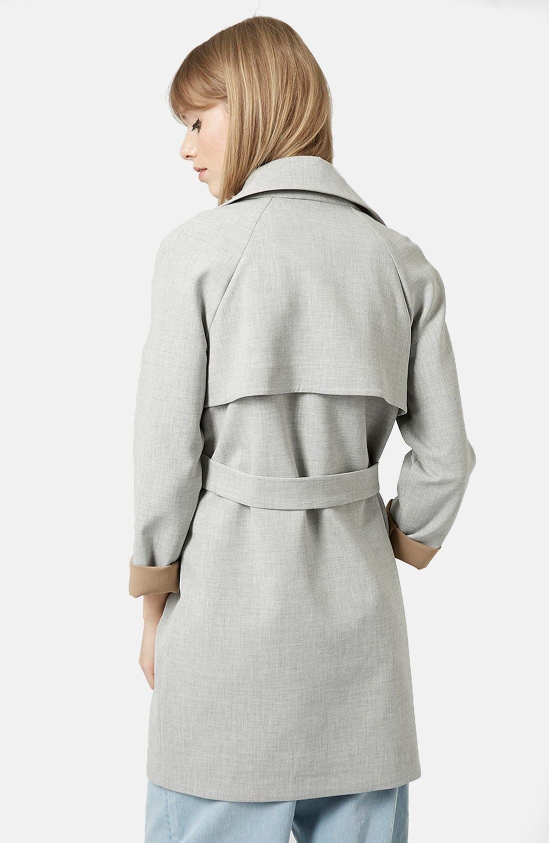 Topshop Double Breasted Trench Coat | Nordstrom