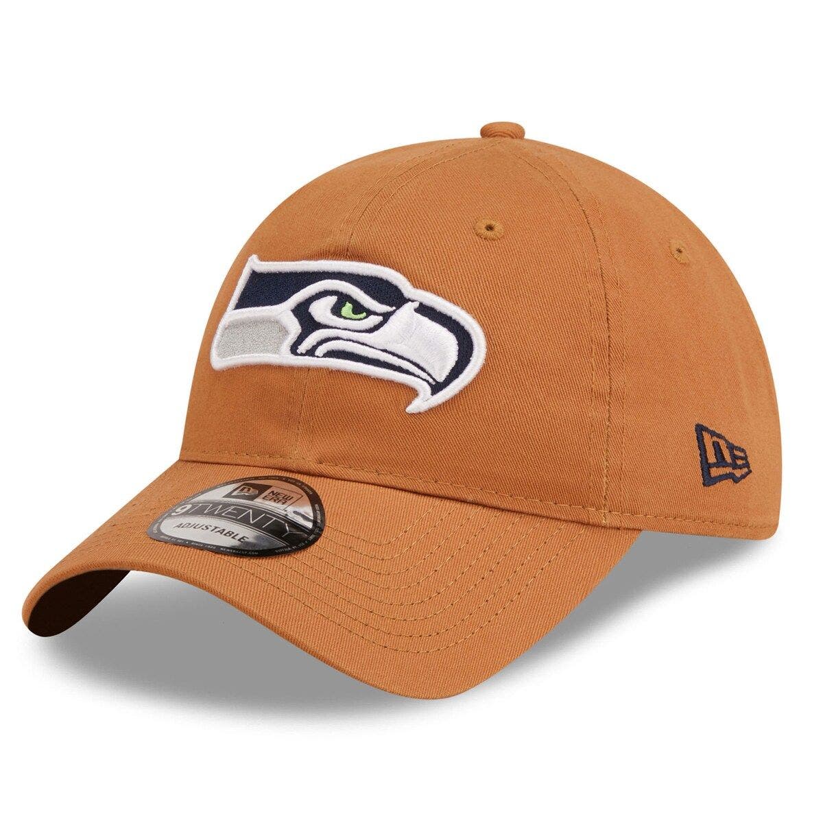 New Era Men's New Era Brown Seattle Seahawks Core Classic 2.0 9TWENTY ...