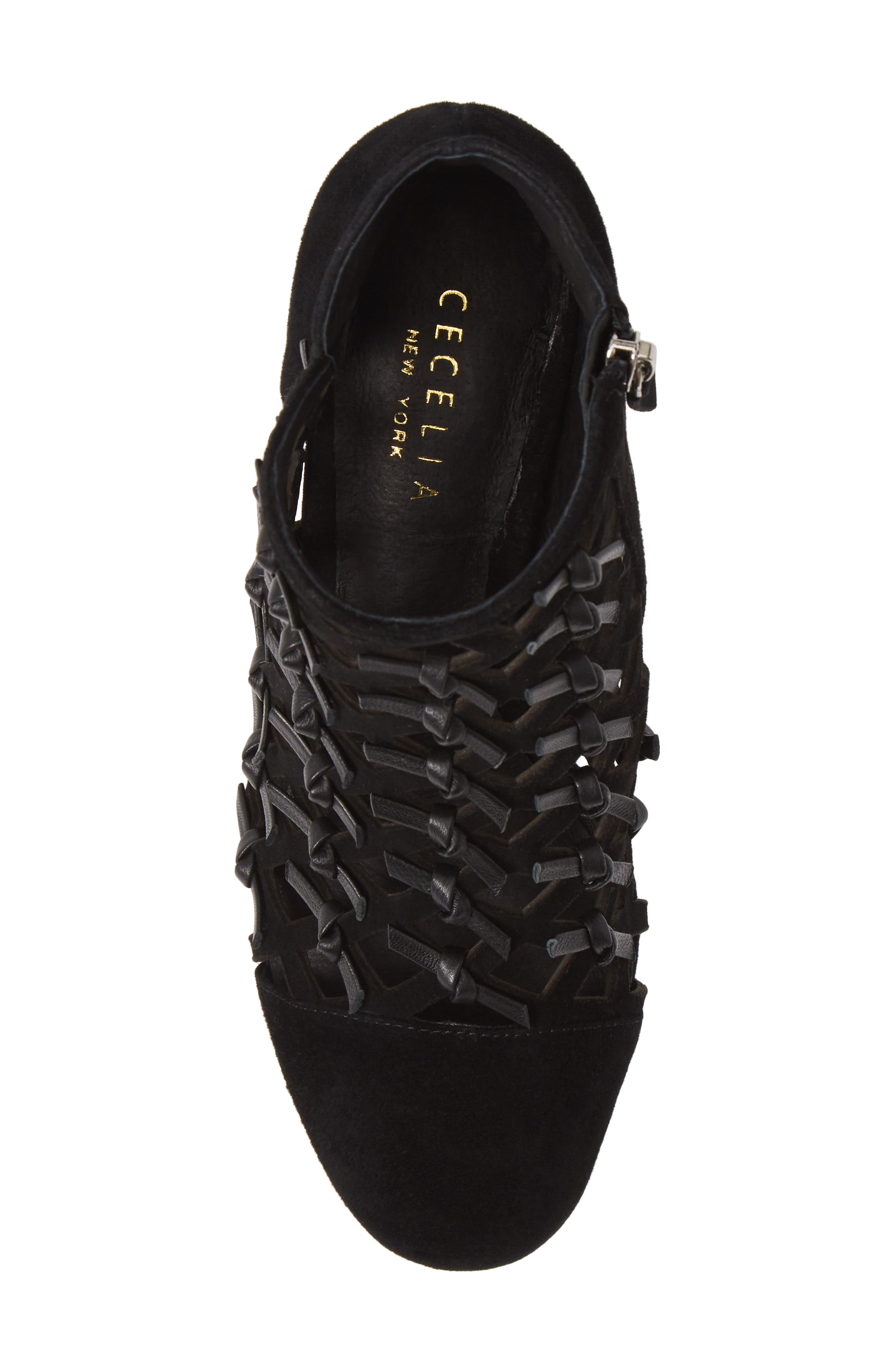 Cecelia New York Laser Cut Knotted Bootie (Women) | Nordstrom