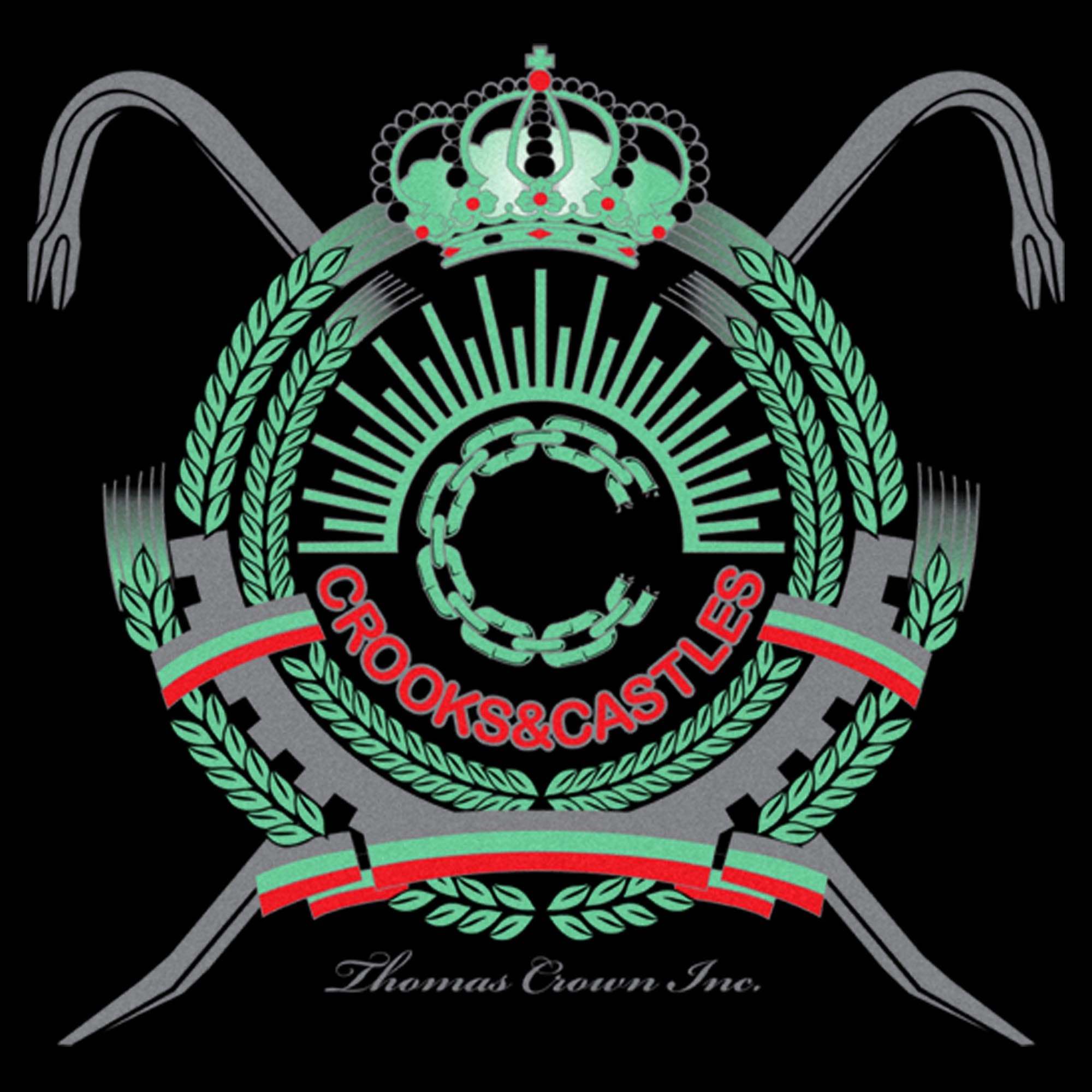 Crooks & Castles Men's Crooks & Castles Thomas Crown Inc. Green Coat of ...
