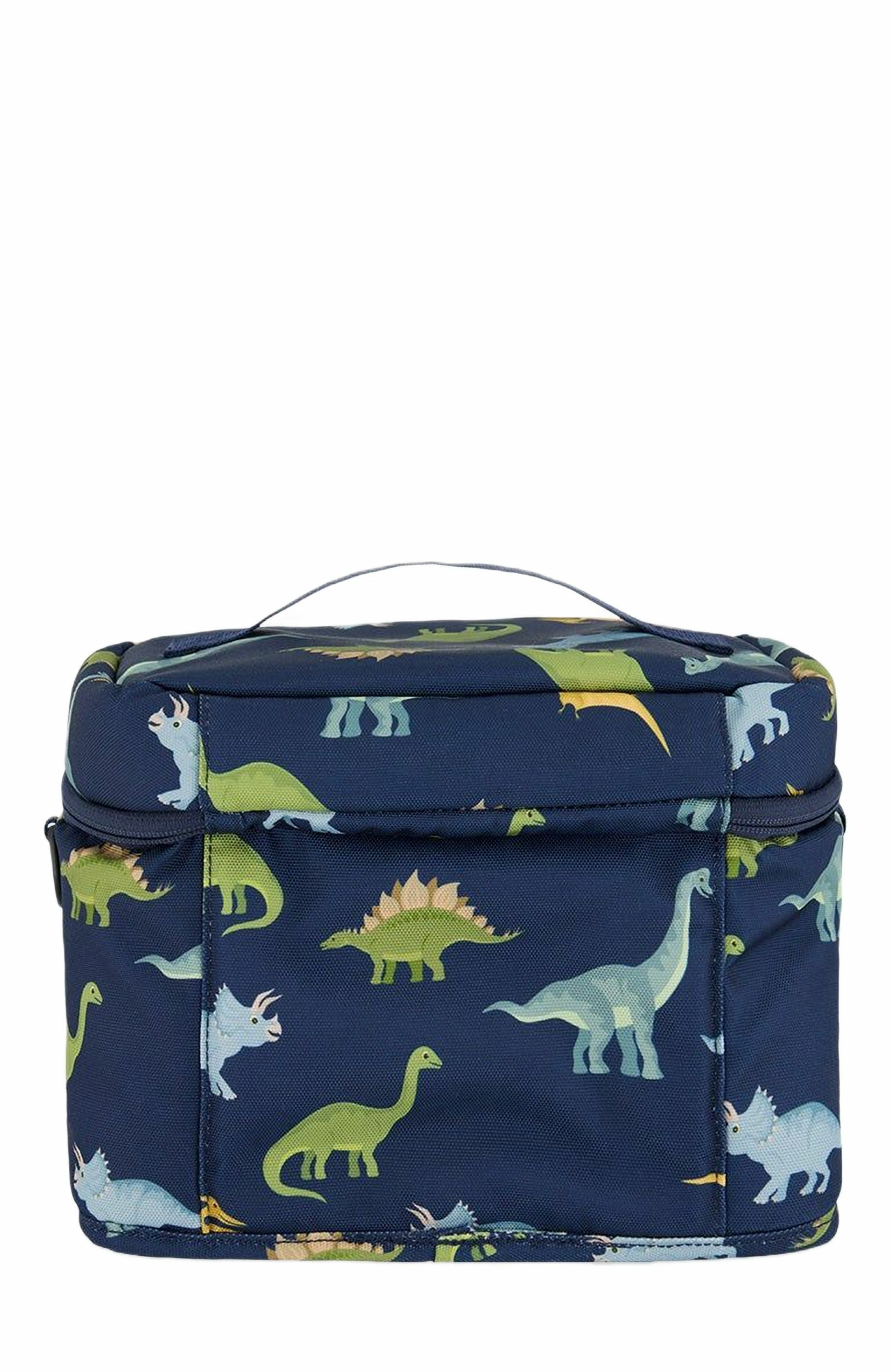 Deux par Deux Boy's Lunch Box Navy Blue Printed Dinosaurs | Nordstrom