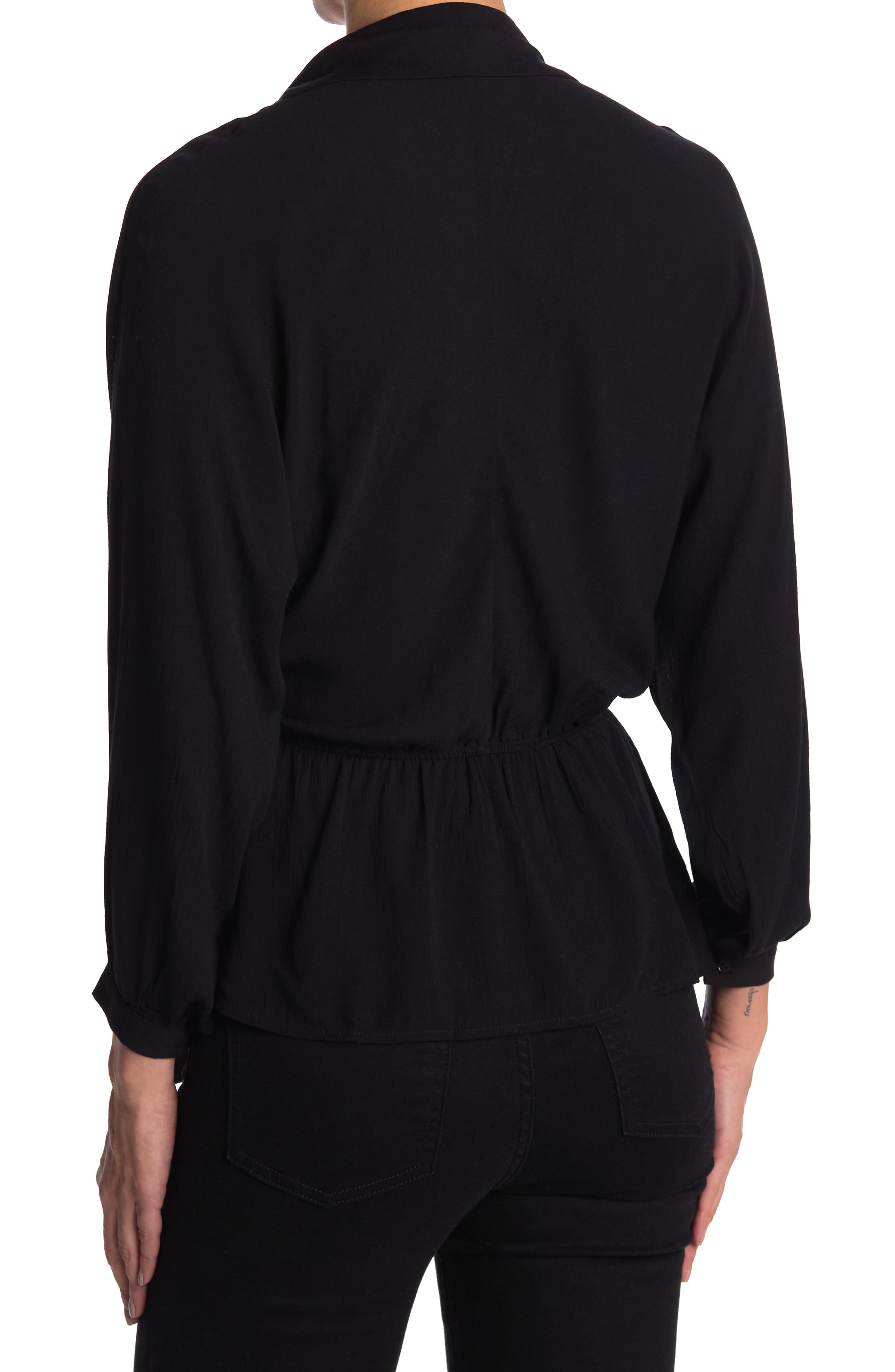 WISHLIST Long Sleeve Side Tie Top | Nordstromrack