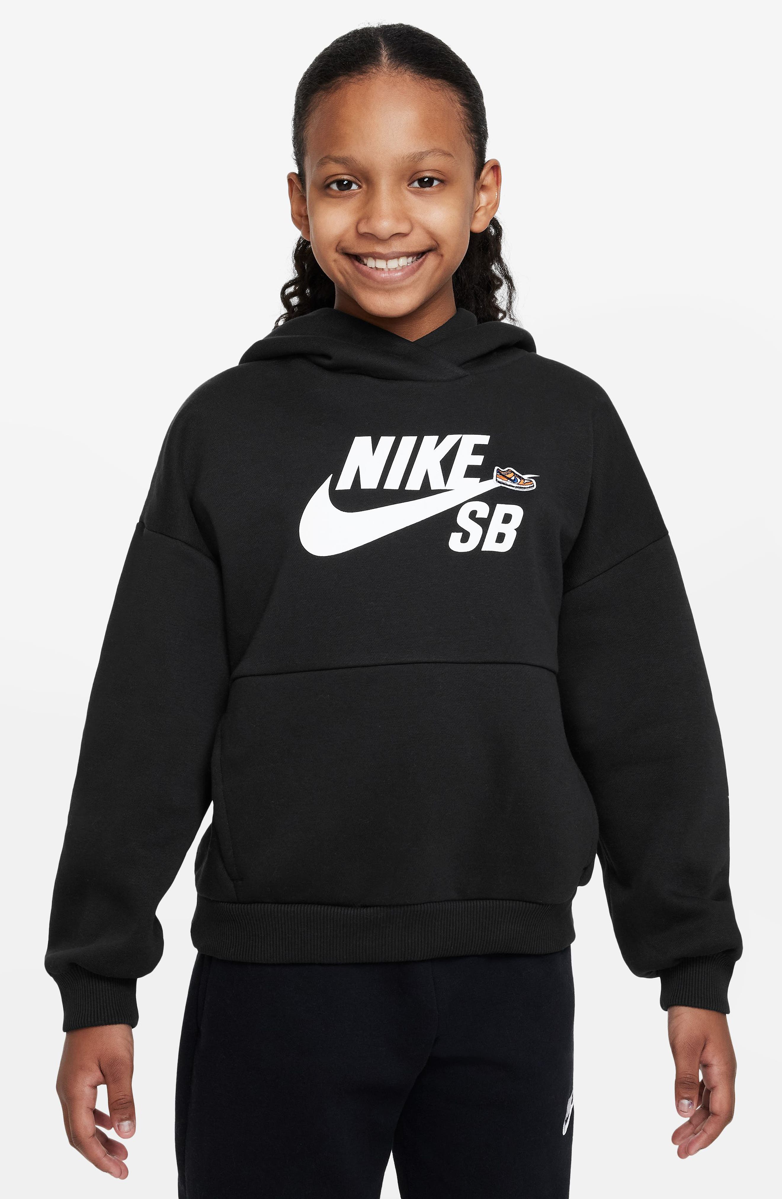 Nike Kids' SB Icon Easy-On Oversize Fleece Hoodie | Nordstromrack