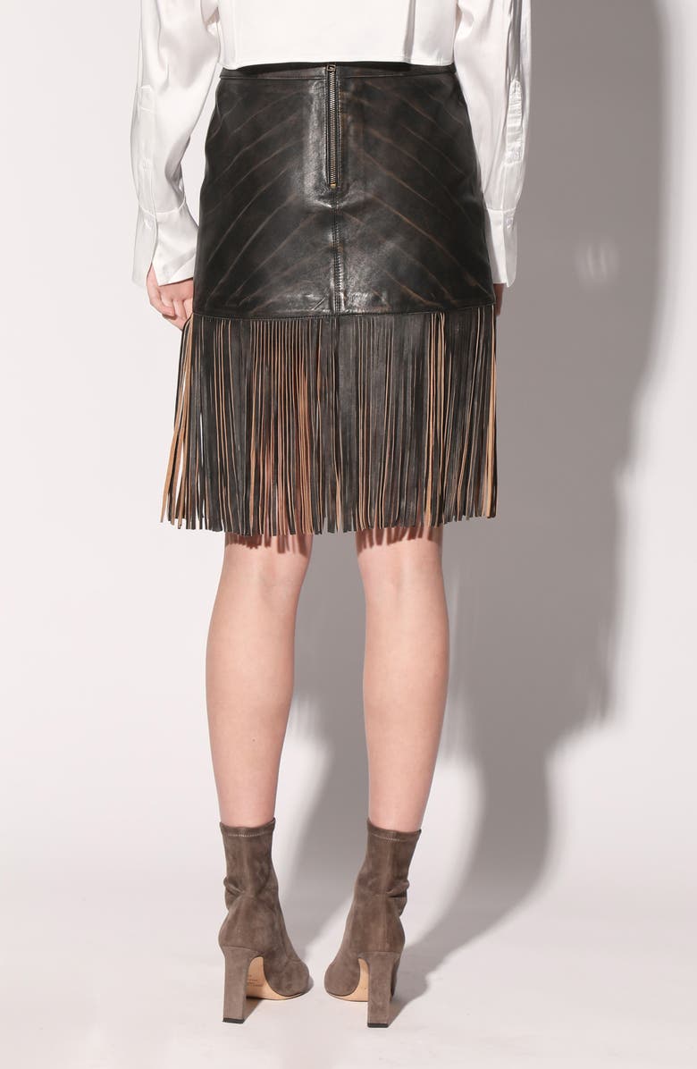 Walter Baker Sabrina High Waist Leather Skirt | Nordstromrack