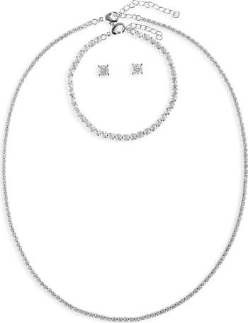 Leith 3-Piece CZ Tennis Jewelry Set | Nordstromrack