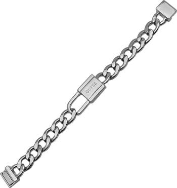 GUESS Lock Closure Line Chain Bracelet | Nordstromrack