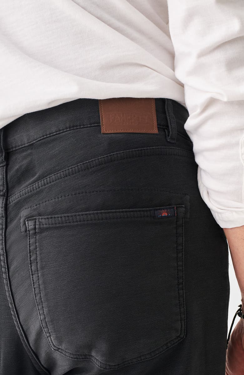 Faherty Slim Straight Leg Stretch Terry Cloth Pants | Nordstrom