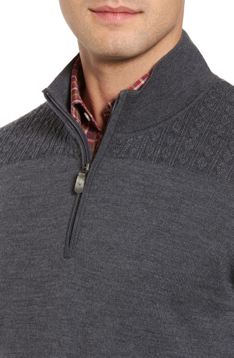 Bobby Jones Cable Wind Wool Sweater | Nordstrom