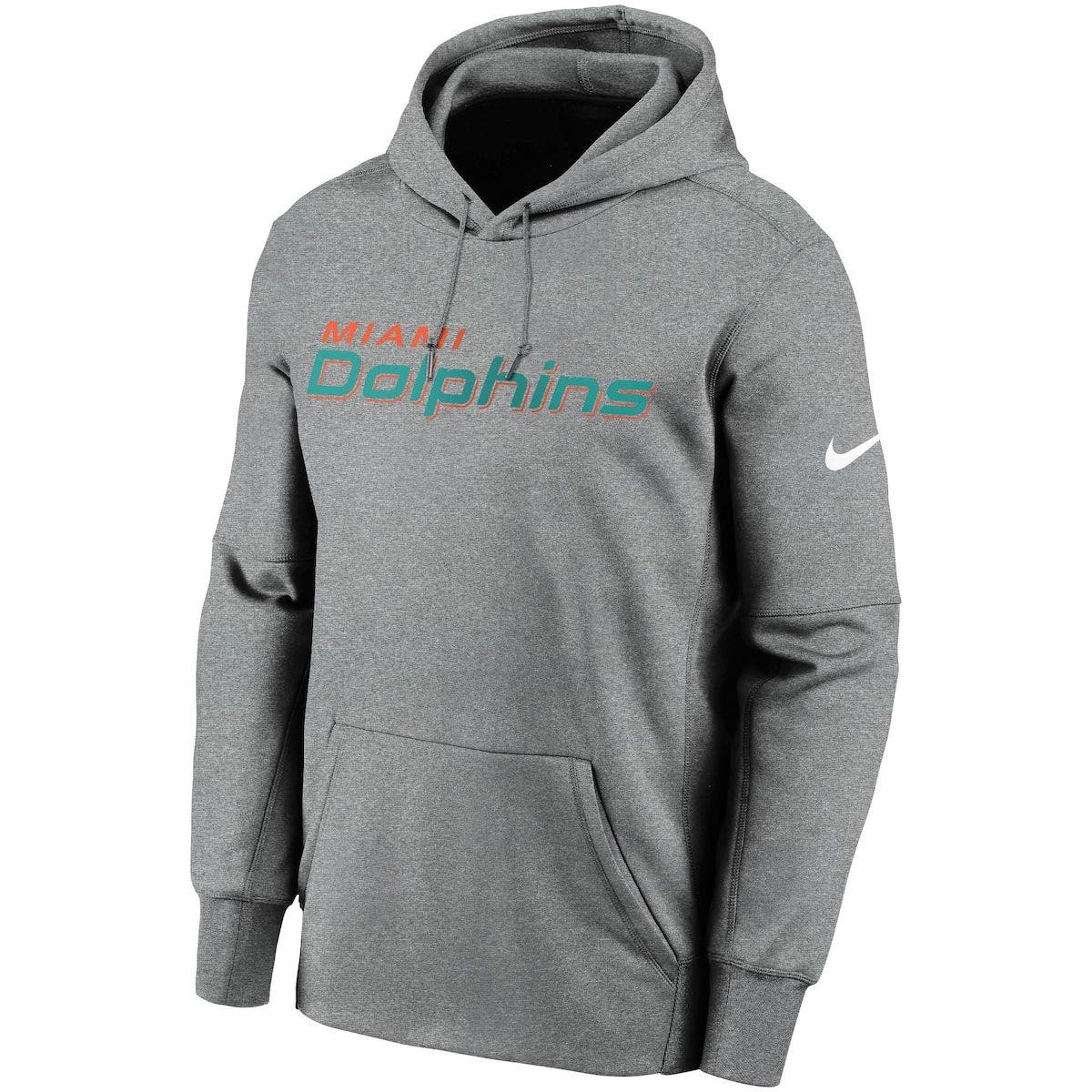 Nike Men's Nike Heathered Charcoal Miami Dolphins Fan Gear Wordmark ...