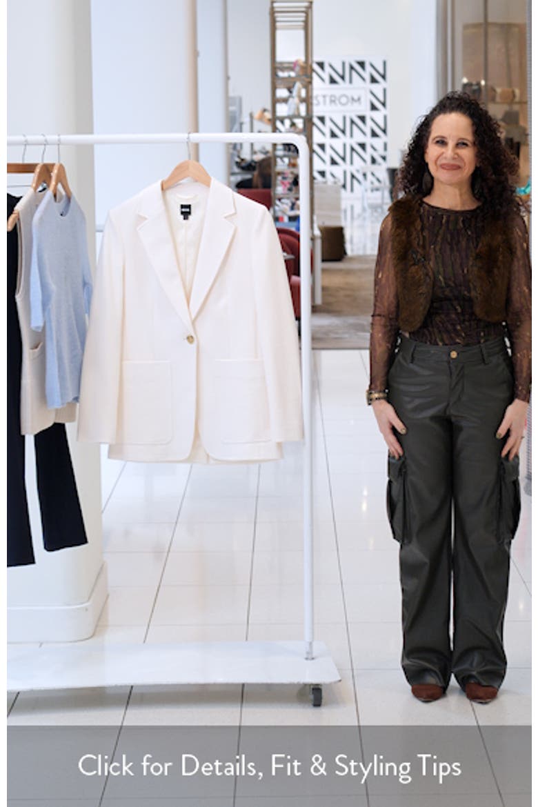 Jasena Textured One-Button Blazer (Women) | Nordstromrack
