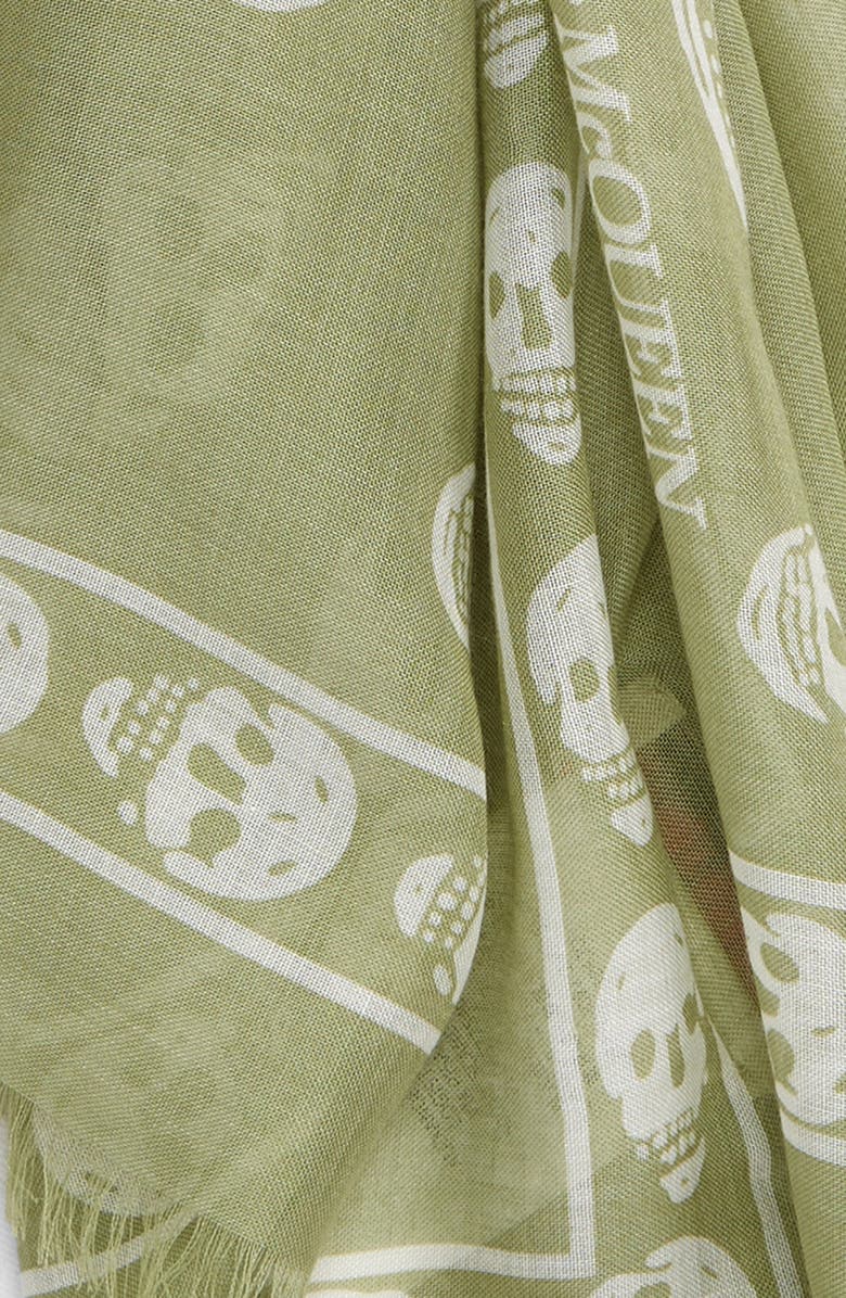 McQueen Alexander McQueen Skull Modal & Silk Scarf | Nordstrom