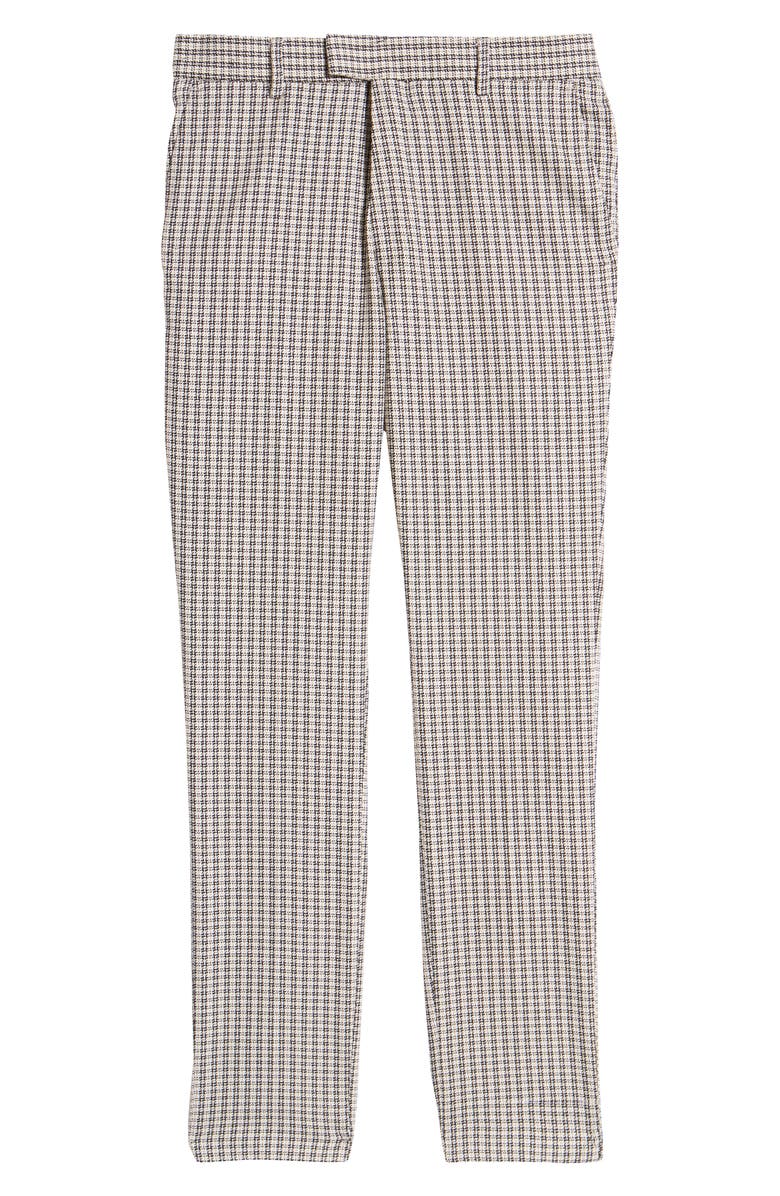 Topman Mini Houndstooth Skinny Fit Trousers | Nordstrom