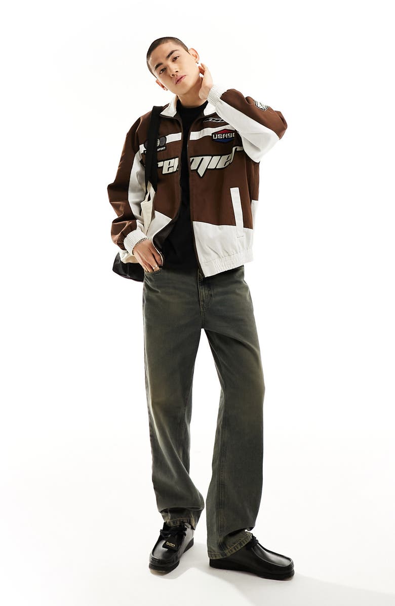 ASOS DESIGN Oversize Motocross Jacket | Nordstromrack