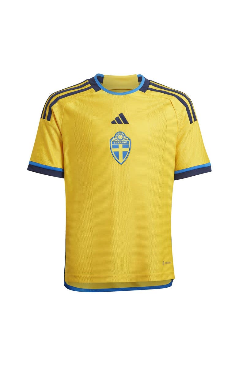 adidas Youth adidas Yellow Sweden National Team 2022/23 AEROREADY Home ...